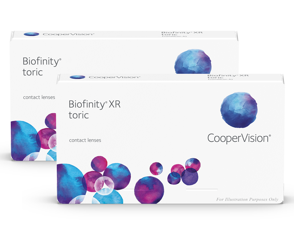 Biofinity® toric kontaktlinser | Toriske Linser | CooperVision